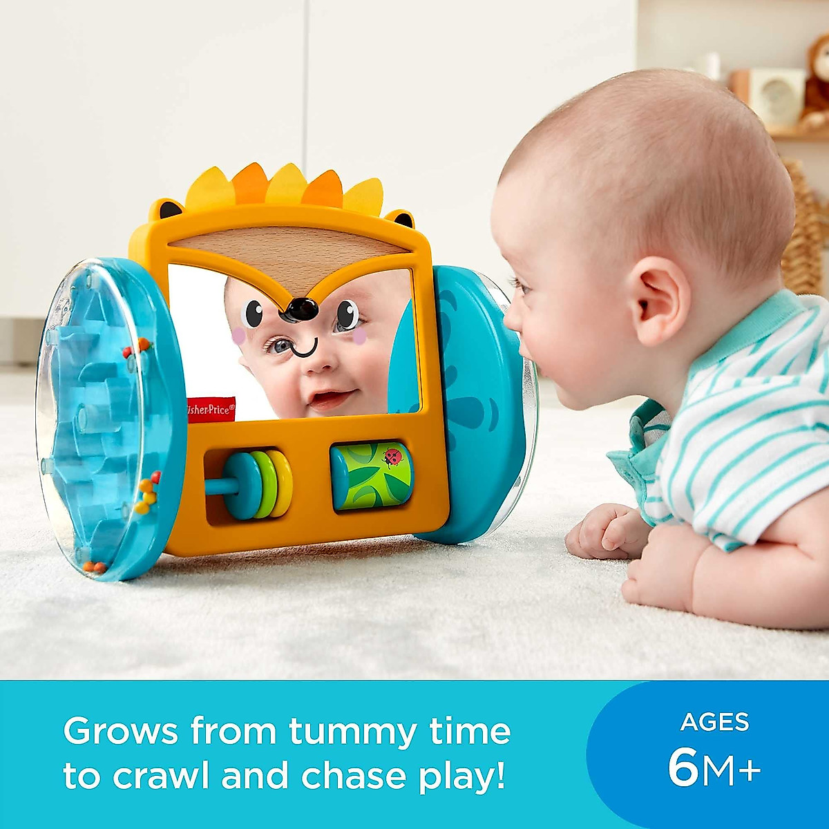 Fisher-Price Play & Crawl Hedgehog Mirror