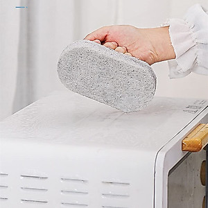 11 Pcs Griddle Cleaning Kit, Dveda Flat Top Grill Cleaning Kit for Blackstone, Flat Top Grill Cleaning Accessories on Hot or Cold Surfaces, Griddle Scouring Pads Brush with Handle, 10 Scouring Pads