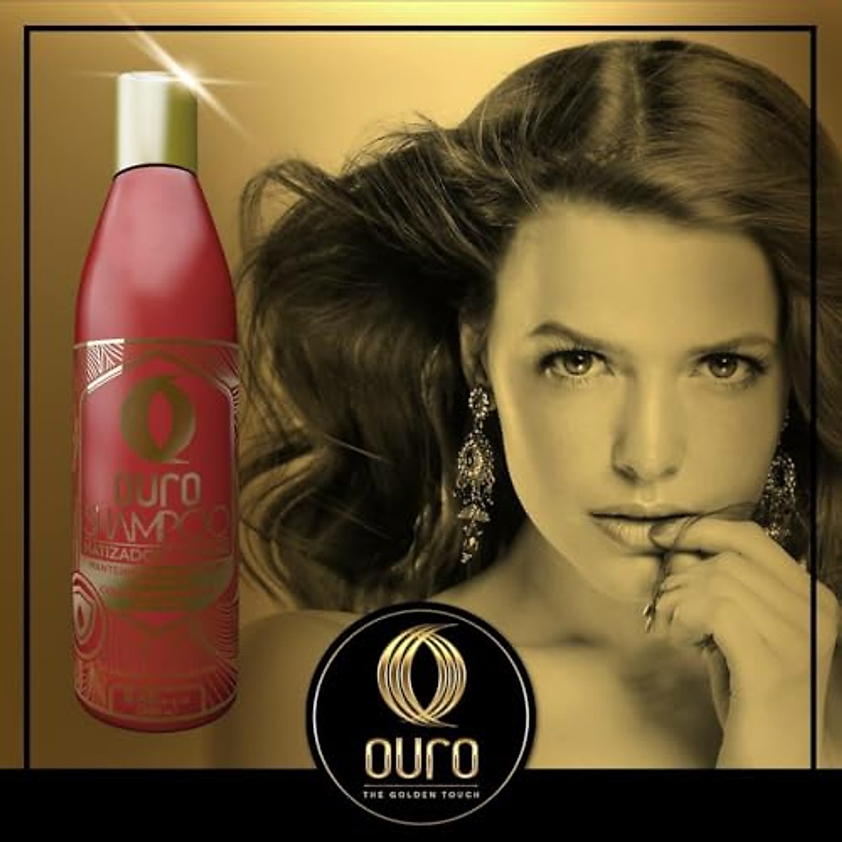 Ouro Red Toning Shampoo Red Color Maintenance 8.45 oz