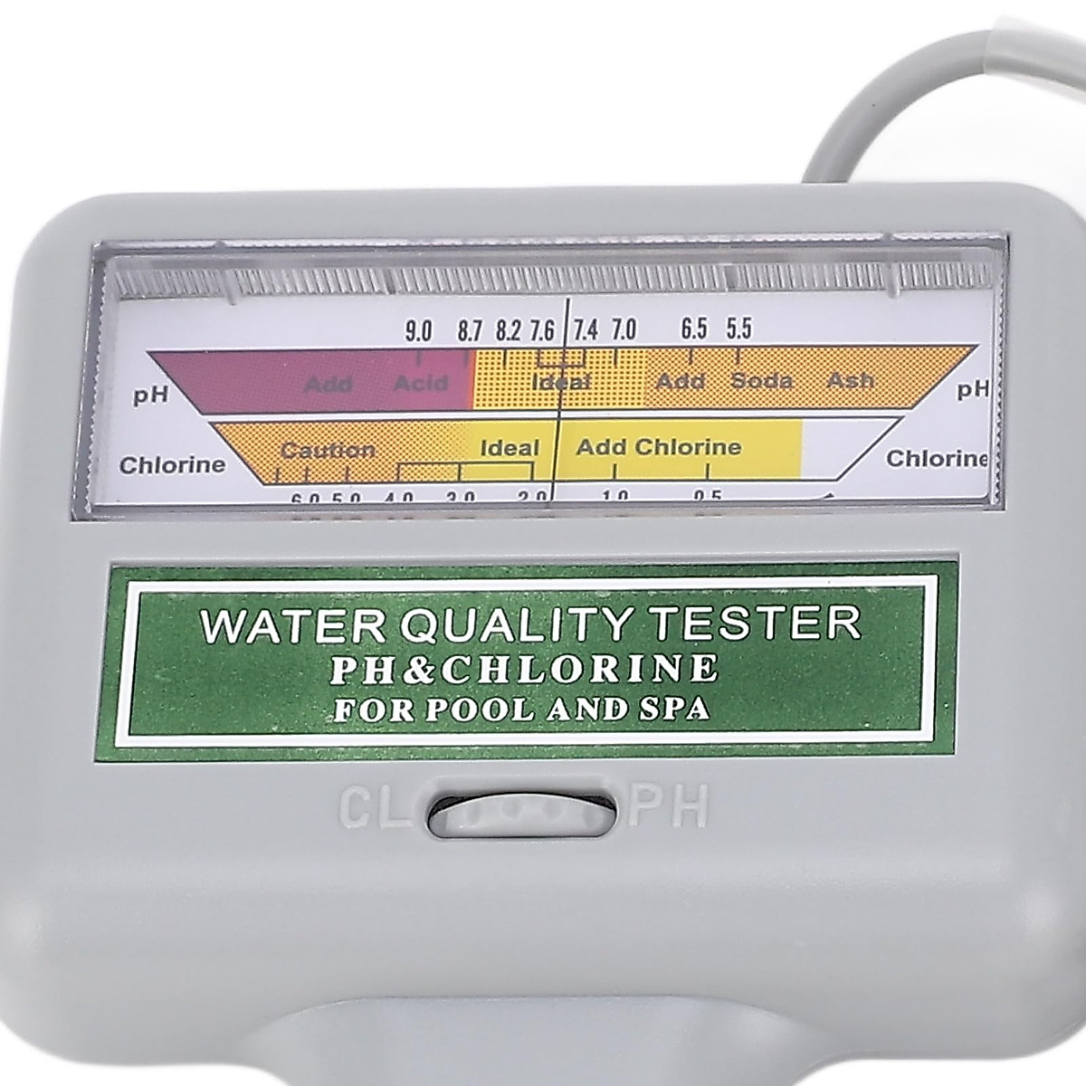Tester, Portable 2 in 1 & CL2 Level Meter Water Quality Analysis Measurement Monitor Checker for Swimming Pool, Spa Water, Water Spring