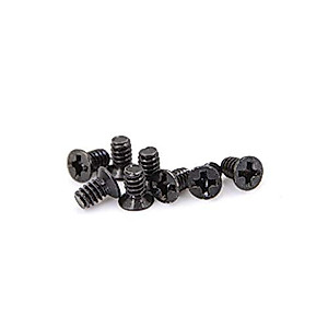 Durable Flexible 100pcs PC Case 32 * 6mm Hard Drive HDD Caddy Hot Swap Server Tray Mount Screw Flat Countersunk Head DIY Computer (Color : Black)