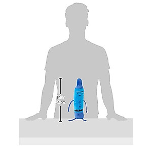 MerryMakers The Day the Crayons Quit Blue Plush Toy, 12-Inch