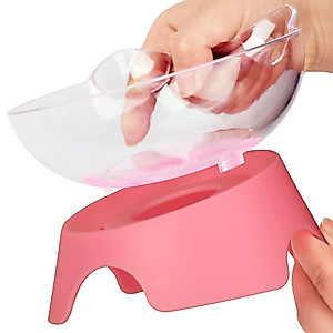 MILIFUN Raised Cat Food Bowls with Stand, Cat Dishes for Food or Water, Cat tilted bowl, Pet dish with stand