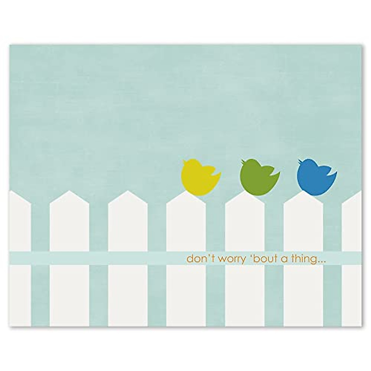 Bob Marley | Three Little BIrds - song lyric wall art print, inspirational modern music poster home decor reggae quote