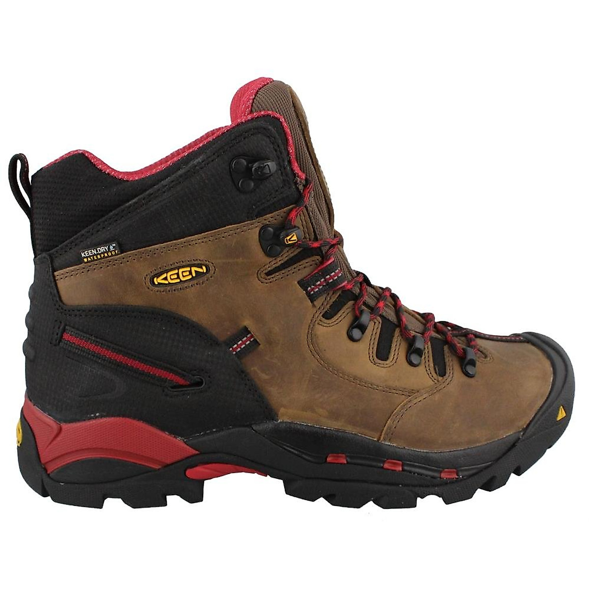 KEEN Utility Men's Pittsburgh 6" Leather Waterproof Steel Toe Work Boots, Bison, 10.5 Wide