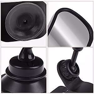 Baby Car Mirror for Rear View Shatterproof Baby Backseat Mirror with Suction Cup 360¡ã Adjustable Safety Car Seat Mirror for Back Seat Rear Facing Infant Clear Wide Vision Rear Facing Car Seat Mirror