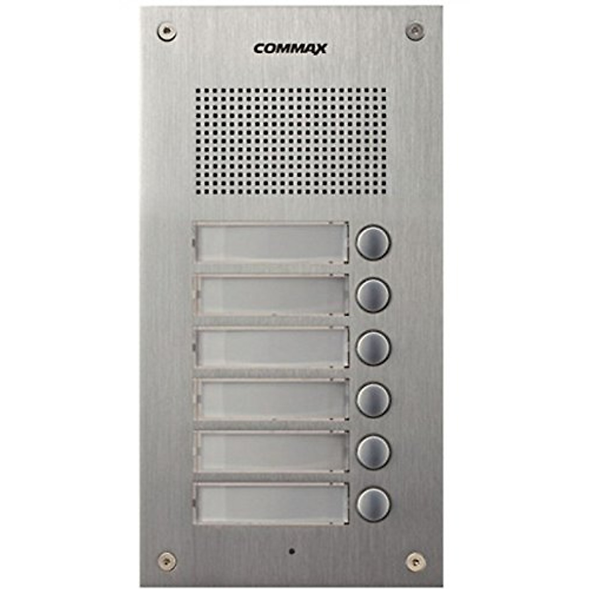 Commax 6-Button Audio Intercom Lobby Panel for 6-Apartment Building