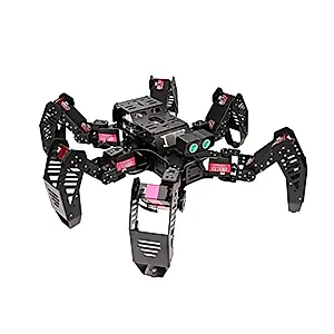 Smart Robot Bionic Robot Spider Robot Compatible with Programming Open Source Spider Robot Robot Toys (Color : Assembled Package F, Size : Robot)