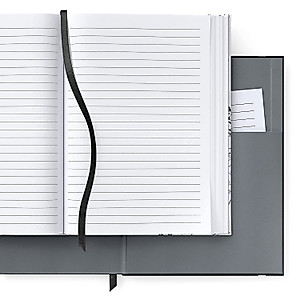 ARTEZA Journal Notebooks, Set of 2, 6x8 Inches, 96 Sheets, Dogs Design and Black, Aesthetic Notebooks with Smooth Lined Paper