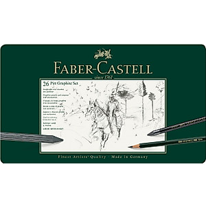 Faber-Castell 26 Piece Pitt Graphite Tin Set