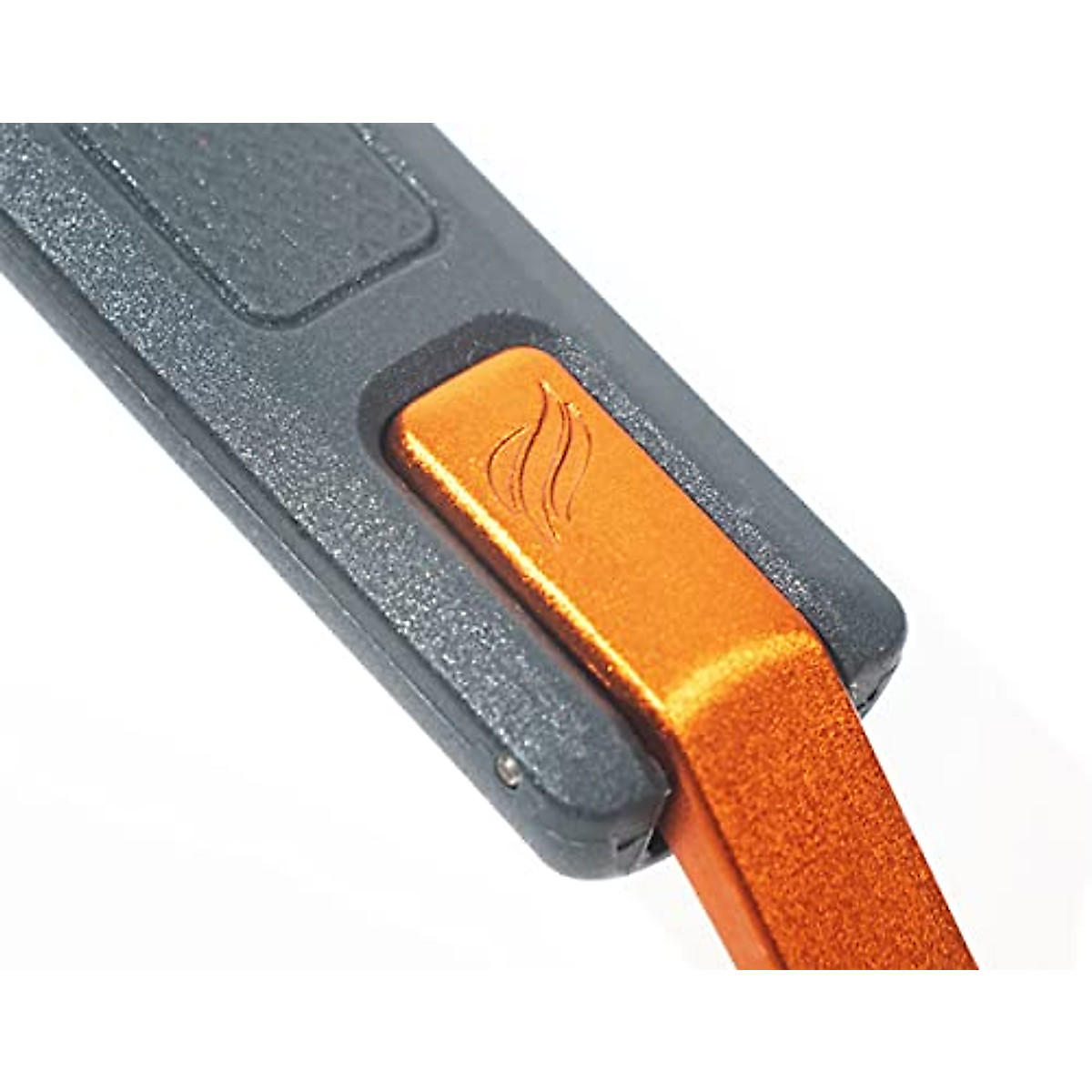 Blackstone 5294 Foldable 2 Piece Hamburger Spatula Flipper and 1 BBQ Tong-Flex Fold Model Stainless Steel-Easy to Carry and Clean Griddle Accessories Tool Set, Black, Orange