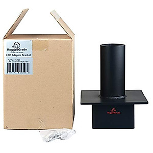 Tenon Adapter for 4 inch Square Pole - Convert 4 inch Square Pole to Slip fit Adapter -