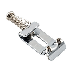 Musiclily Pro 10.8mm Steel Vintage Style Guitar Tremolo Bridge Saddles for Strat Stratocaster Electric Guitar, Chrome (Set of 6)