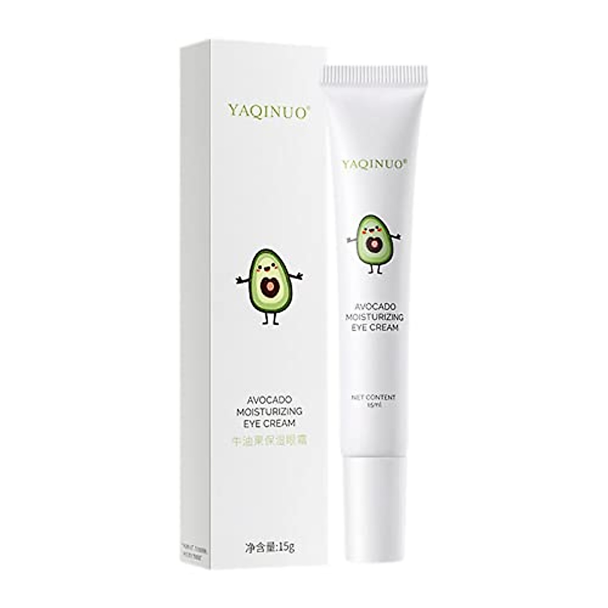 Grospe Avocado Eye Cream Elastic Moisturizing Eye Cream Remove Pouches Dark Circles Anti-Wrinkle Diminishing Eye Lines Lifting Firming