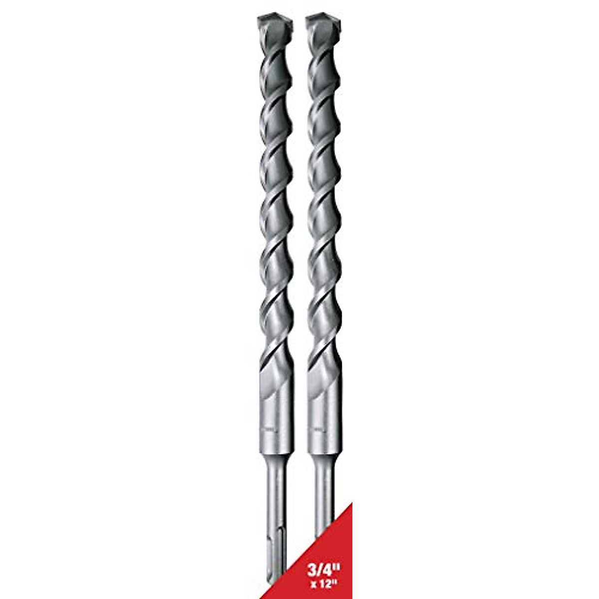 Makita 2 Pack - SDS-Plus 3/4” Drill Bits For SDS+ Rotary Hammers - 10" Deep Drilling Into Concrete & Masonry