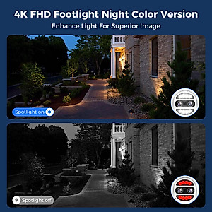 Hiseeu 4MP Security Camera,10X Zoom Dual-Lens Security Wireless Camera, 2 Ways Audio/ IP65 Waterproof,PTZ Outdoor Surveillance Camera Compatible with Alexa/Wireless Cameras System