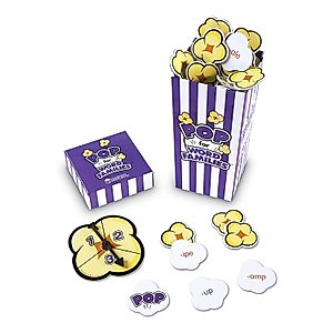 Learning Resources POP for Word Families Game, Word Families, Vocabulary and Rhyming, For 2-4 players, Ages 6+