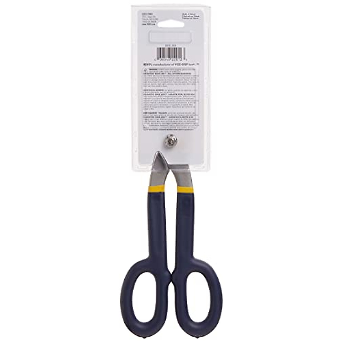 IRWIN Tin Snip, Flat Blade, 12-inch (22012) , Blue