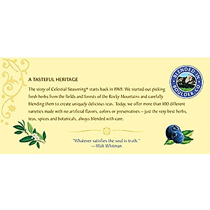 Celestial Seasonings Herbal Tea, True Blueberry, 20 Count