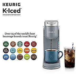 Keurig K-Iced Single Serve Coffee Maker, Gray