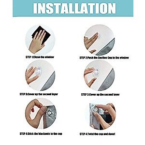 ZHhan Blackout Roof Skylight Blind Window Curtain for Velux F06 206 Roof Windows with Sucker UV Protection Without Drill and Easy InstallationSucker