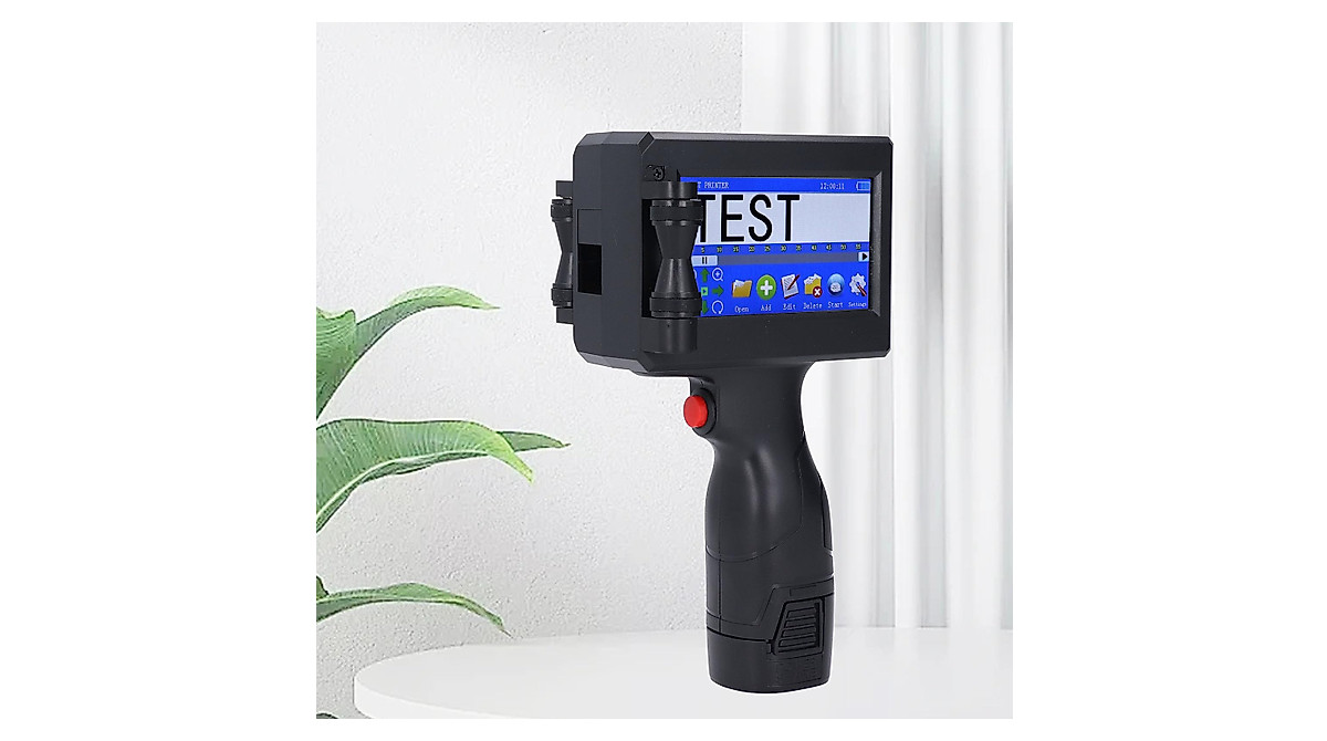 ASHATA Handheld Inkjet Printer, Portable Intelligent Upgraded Handheld ...