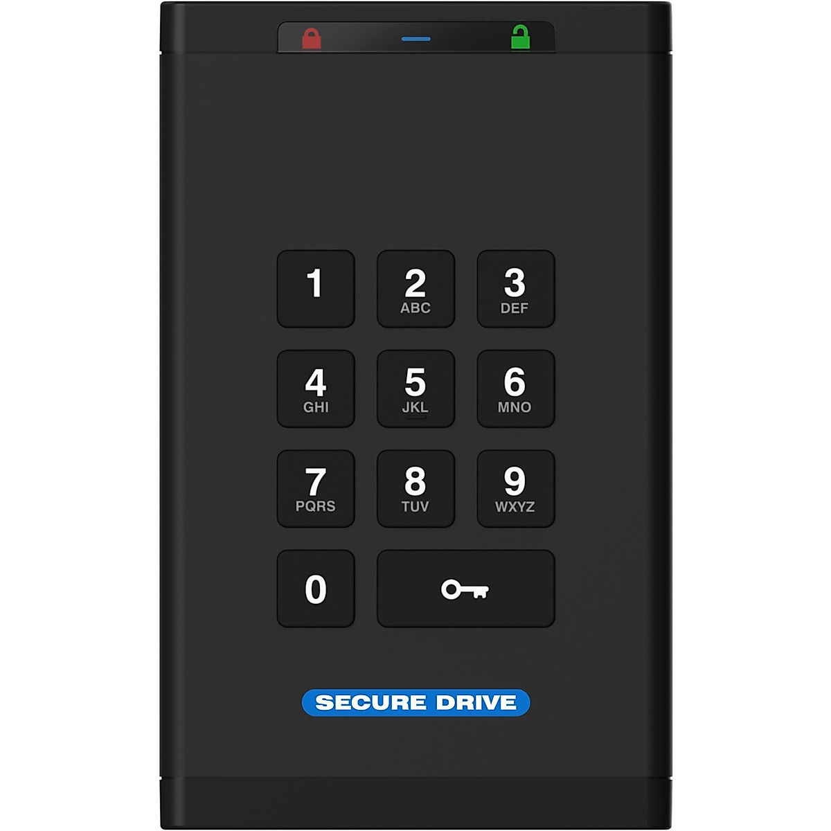 SecureData 2TB SecureDrive KP FIPS 140-2 Solid State Drive with Pin Authenticati
