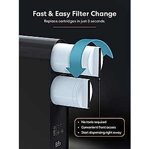 Brio Reverse Osmosis Water Filtration System, 500 GPD, 2:1 Pure to Drain, Tank-Less, Under Sink Faucet Mount