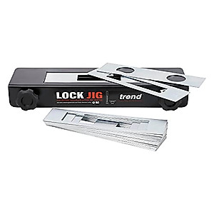 Trend Lock Jig Kit for Routing Face-Plate Recess and Mortise, LOCK/JIG