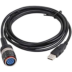 PANGOLIN 88890305 Scanner Cable Automotive USB Cable for Volvo VOCOM 88890300 VOCOMII 88894000 Diagnostic Adapter Tool Excavator Spare Parts Black