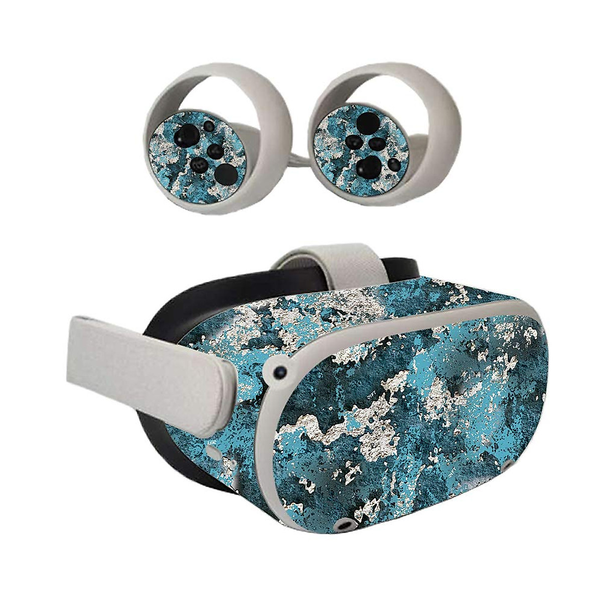 MightySkins Skin Compatible with Oculus Quest 2 - Rift | Protective, Durable, and Unique Vinyl Decal wrap Cover | Easy to Apply, Remove, and Change Styles | Made in The USA (OCQU2-Rift)