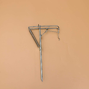 BESPORTBLE Auto Fishing Rod Holder Automatic Spring Fishing Rod Folding Holder Tip-Up Hook Setter