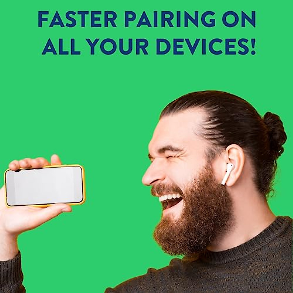 AirSquares Earbud Cleaning Putty - The Original - AirPod Cleaner Kit | Remove Wax, Dirt & Gunk from The Speaker Grille & Other Surfaces of AirPods, Earbuds & Tech Devices | (12-Pack)