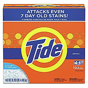 Tide 85006 2-Piece/Carton 143 oz. Box Laundry Detergent Powder - Original Scent