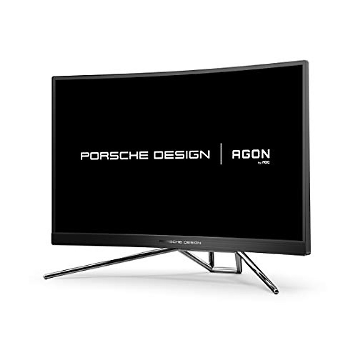 Porsche Design Agon PD27 27" Gaming Monitor, 1000R Curved QHD (2560x1440), 240Hz 0.5ms, DisplayHDR 400, Light FX, Quick Switch Keypad, Low Input Lag, Height-Adjust, 4Yr Re-Spawned, Black