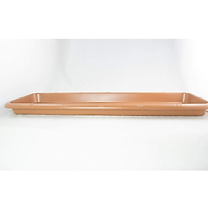 Large Japanese Plastic Humidity Tray for Bonsai Tree & Indoor Plants - 24"x 8"x 1.5"