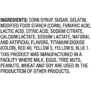 Trolli Sour Brite Crawlers Candy, Original Flavored Sour Gummy Worms, 7.2 Ounce