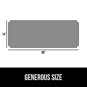 Gorilla Grip Wire Shelf Liner, Heavy Duty Waterproof Shelving Liners for Metal Rack, Hard Plastic Shelves Prevent Spills in Closet, Garage, Kitchen, Cabinets, Mat Covers, Durable, 36x14 Clear Frosted