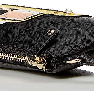 Karl Lagerfeld Paris womens Novelty Large Wristlet, Taxi Yellow, 1 SZ US