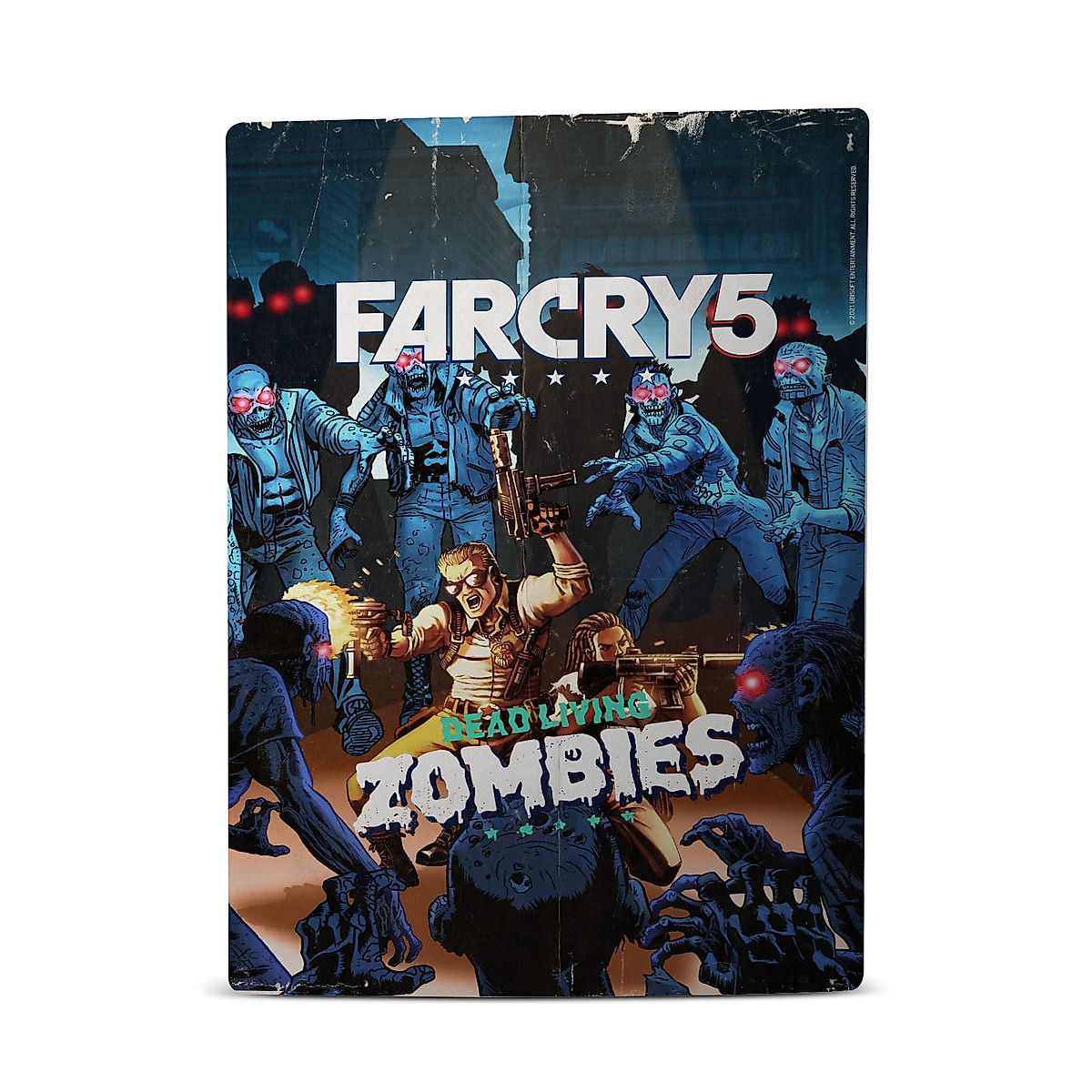 Head Case Designs Officially Licensed Far Cry Dead Living Zombies Arte Clave Vinyl Faceplate Gaming Skin Decal Compatible With Sony PlayStation 5 PS5 Disc Edition Console & DualSense Controller