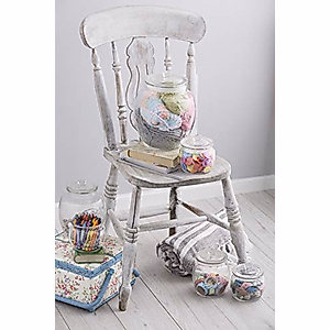 Kilner Glassware Universal Storage Jar Durable Multi-Purpose Glass Container with Airtight Push-top Lid, 28-3/4-Fluid Ounces, 1 EA, Clear