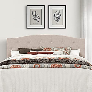 Hillsdale Provence Upholstered, King/Cal King Headboard Only, Light Beige