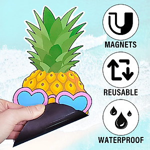 Cruise Door Decorations Pineapple, Funny Magnetic Cruise Decorations for Cabin Door or Stateroom…