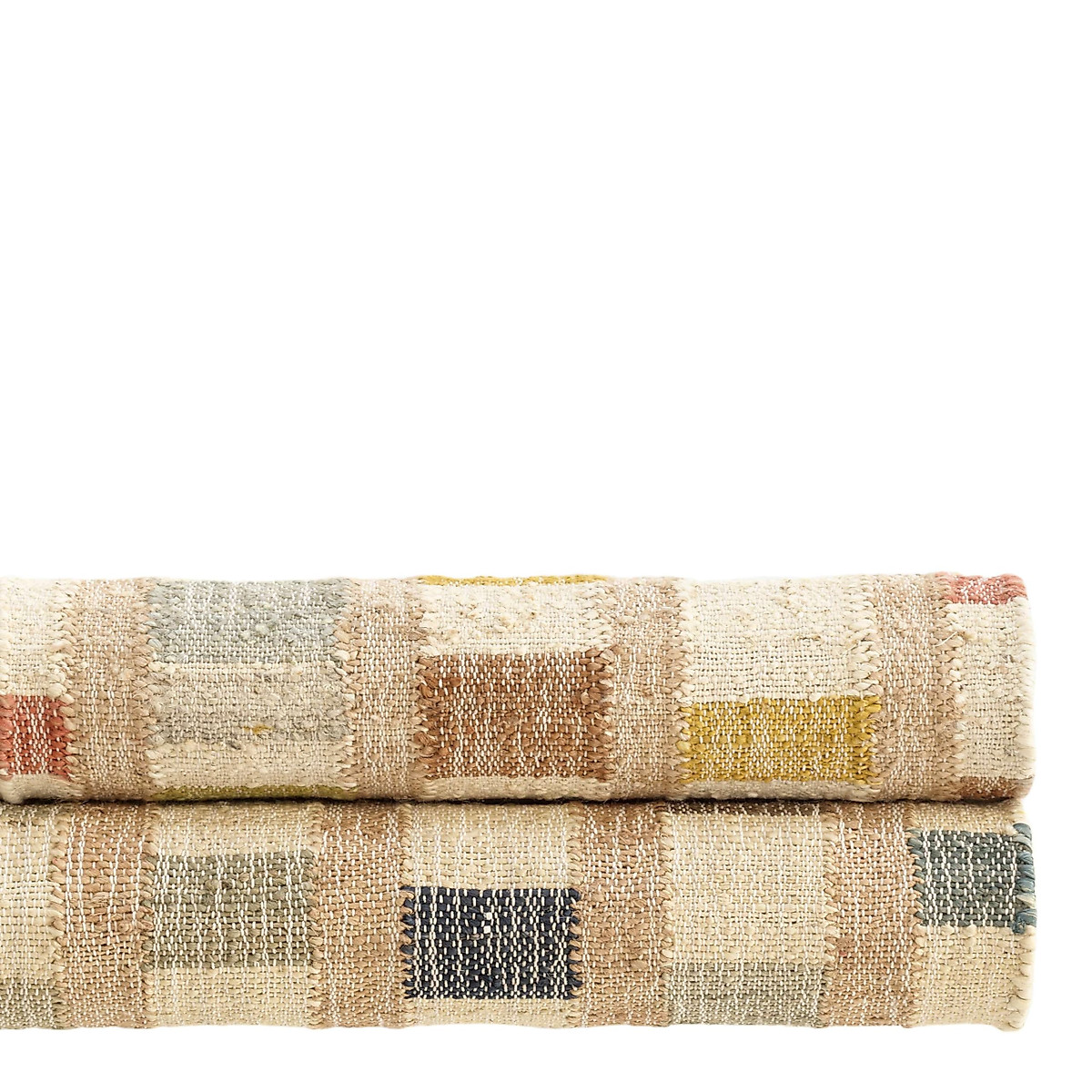 Dash and Albert Mosaic Multi Handwoven Jute Rug, 3 X 5 Feet, Multi Geometric Pattern