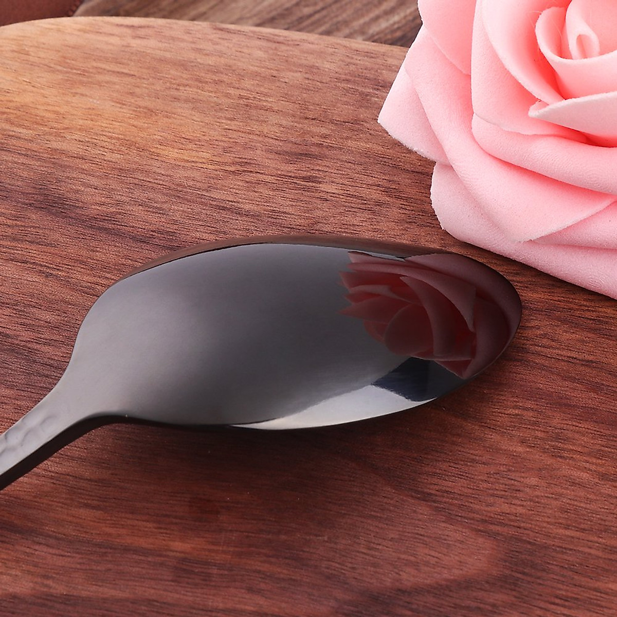 20-Piece Black Flatware Silverware Set, Bisda Stainless Steel Cutlery Sets, Multipurpose Use for Home, Kitchen, Restaurant, Hotel Tableware Utensil Service for 4