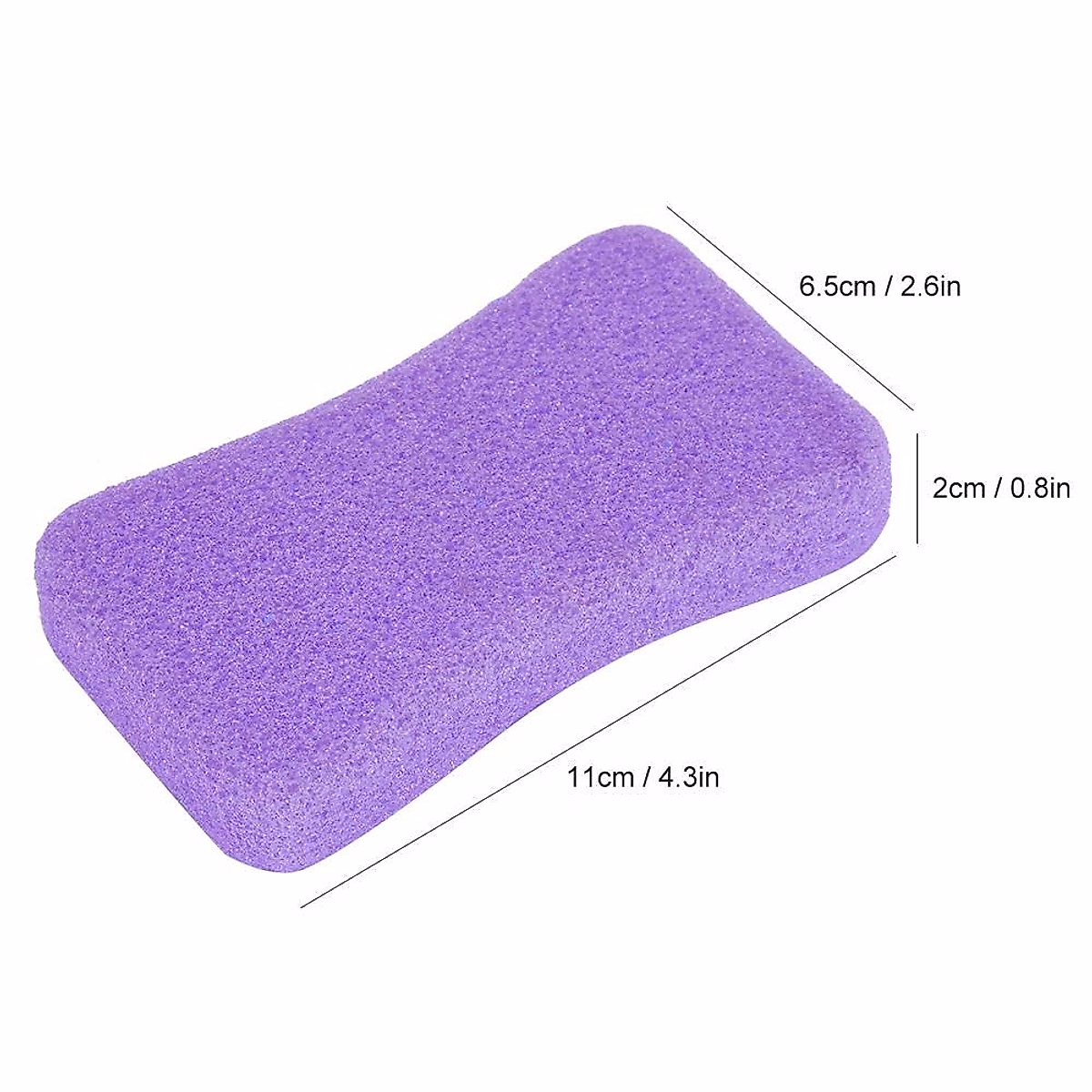 Pumice Stone for Feet, 4pcs Callus Remover and Foot Scrubber Pedicure Exfoliator Tool Hard Skin Callus Remover and Scrubber Portable Foot File Exfoliation to Remove Dead Skin()