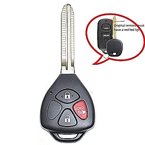 Beefunny BAB237131-056 Upgraded Remote Key Fob 303MHz 4C for Toyota Tacoma 1995-2004 (1)