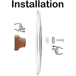 Universal Tempered Glass Lid ,saucepan Frying Pan Skillet Slow Cooker Pressure Cooker Cover,Replacement for Pan pot lids , Square Wood Lid Knob, Transparent glass for clear viewing,8.0"/20cm