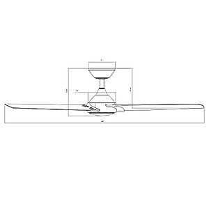Zelda Indoor and Outdoor 3-Blade Smart Ceiling Fan 60in Soft Brass Matte Black with 3000K LED Light Kit and Remote Control works with Alexa and iOS or Android App