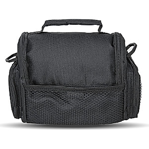 Medium Soft Padded Digital SLR Camera Travel Case/Bag with Clip-on Detachable and Adjustable Strap for Fujifilm FinePix XF1, X-E1, X-E2, X-PRO1, X10, X20, X30, X100, X100S, X100T & More